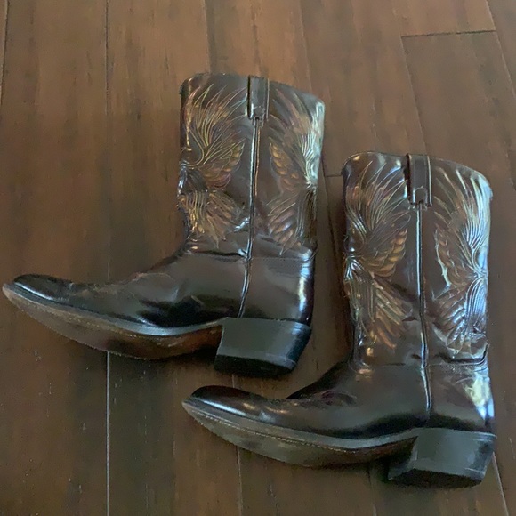 ACME | Shoes | 97s Rare Eagle Rainbow Stitching Acme Boots | Poshmark